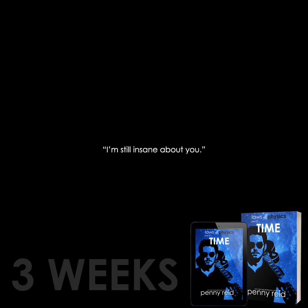 3 WEEKS until TIME is LIVE! | Penny Reid